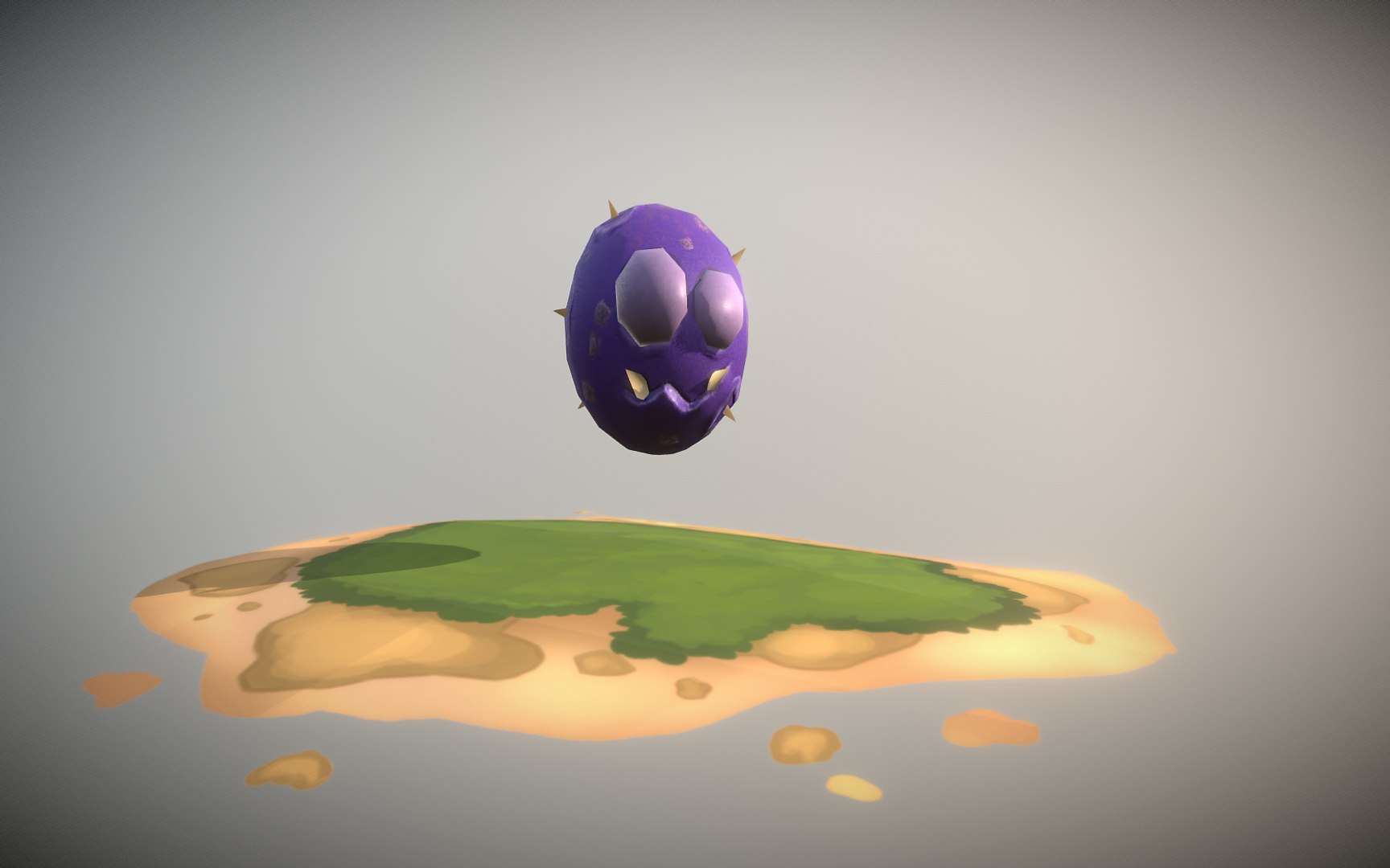 Needle Virus Bacteria Aliens Cartoon 3D Model - TurboSquid 1287752