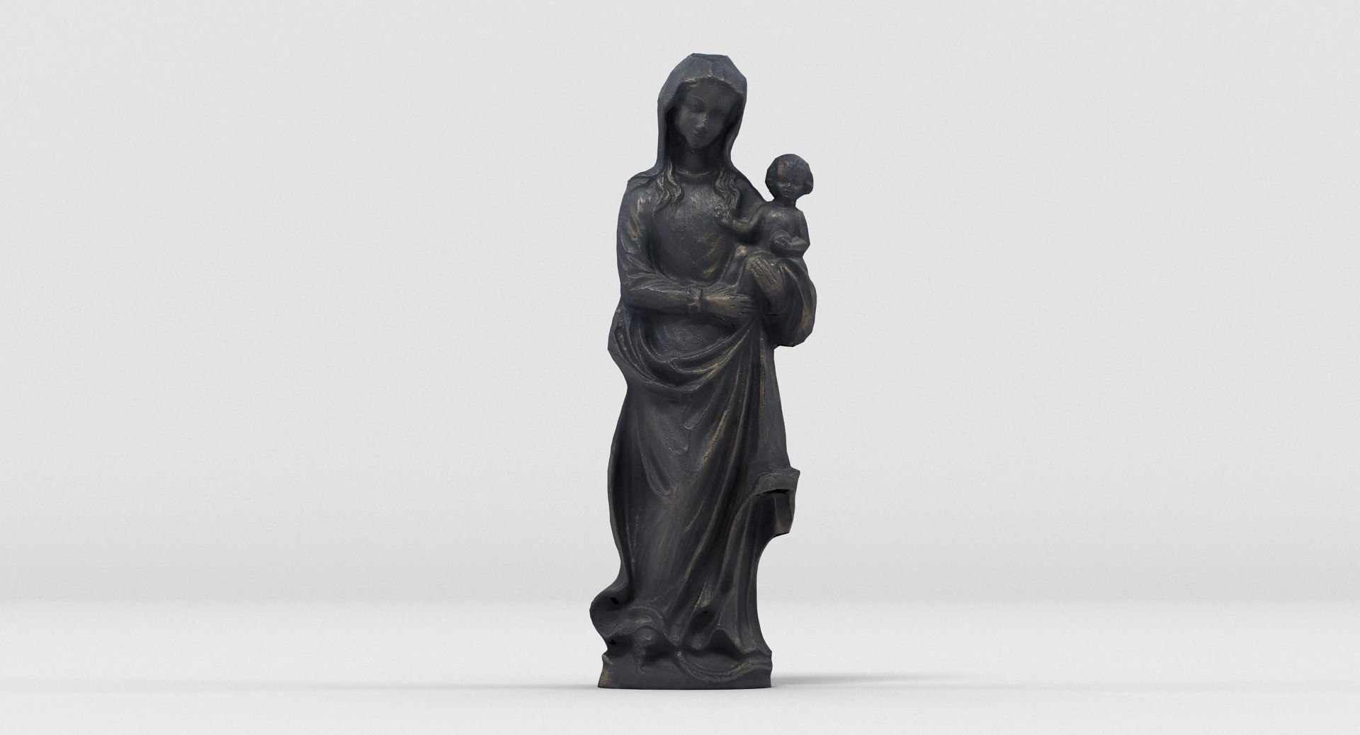 Mother Mary Statue 3D Model - TurboSquid 1361760