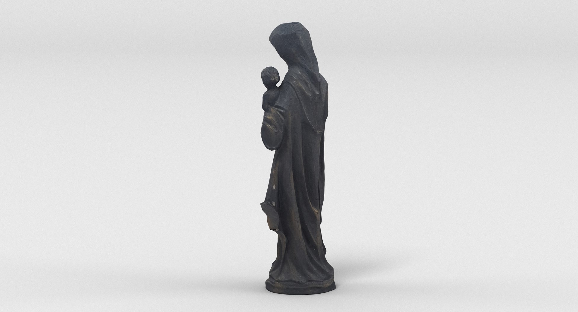 Mother Mary Statue 3D Model - TurboSquid 1361760
