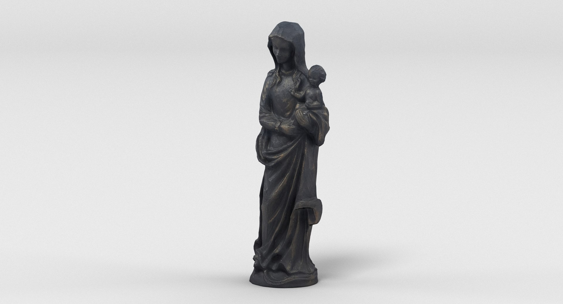 Mother Mary Statue 3D Model - TurboSquid 1361760