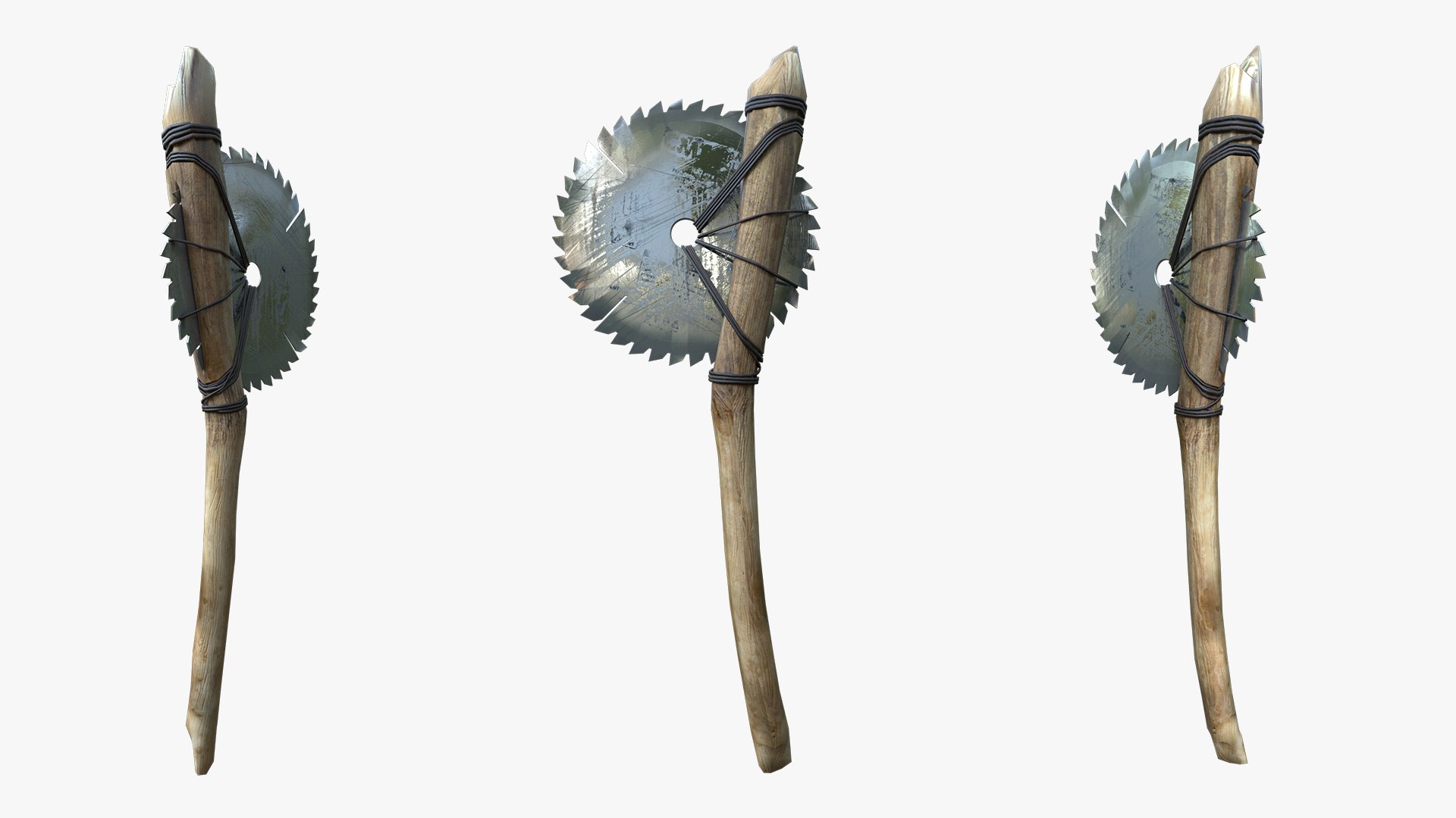 Post-apocalyptic Battle Axe Model - TurboSquid 1935098