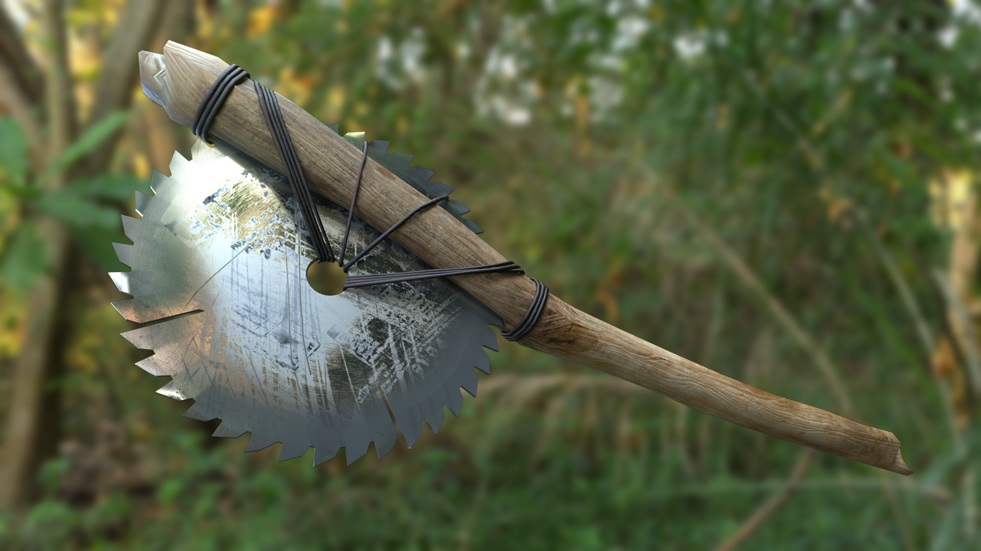 Post-apocalyptic Battle Axe Model - TurboSquid 1935098