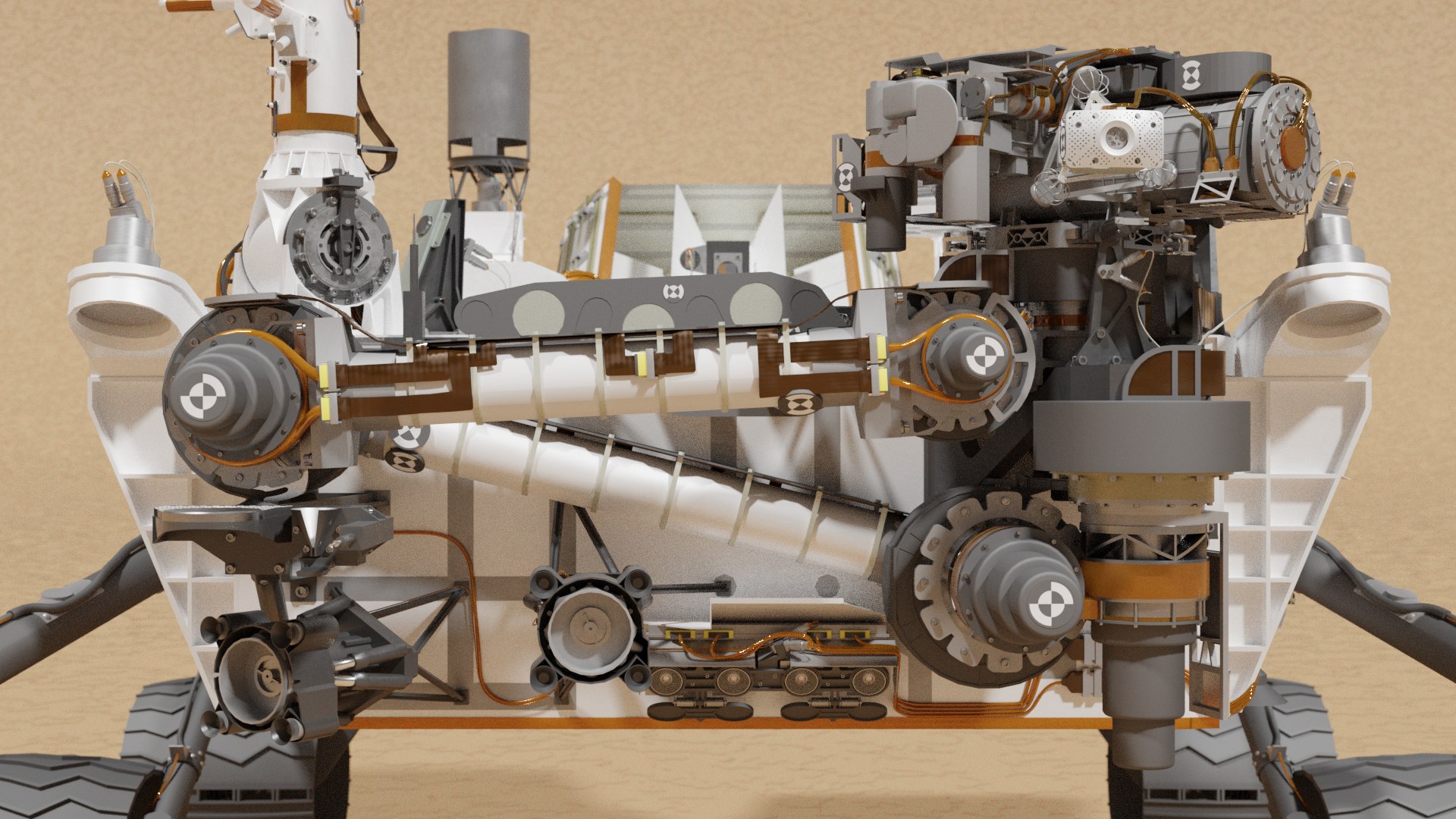 Curiosity rover 3D - TurboSquid 2183471