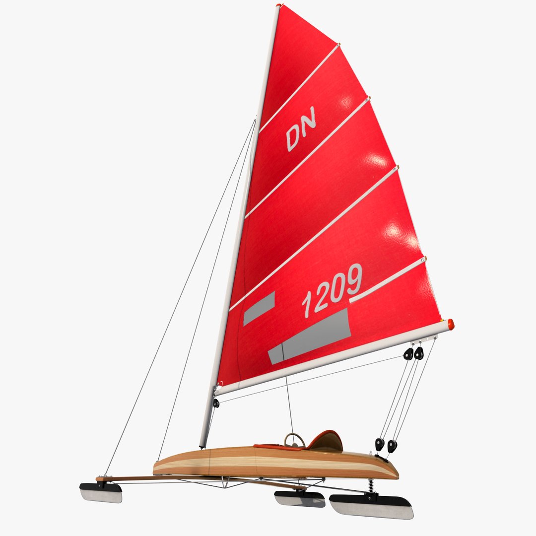 3d Iceboat Boat Sail Model