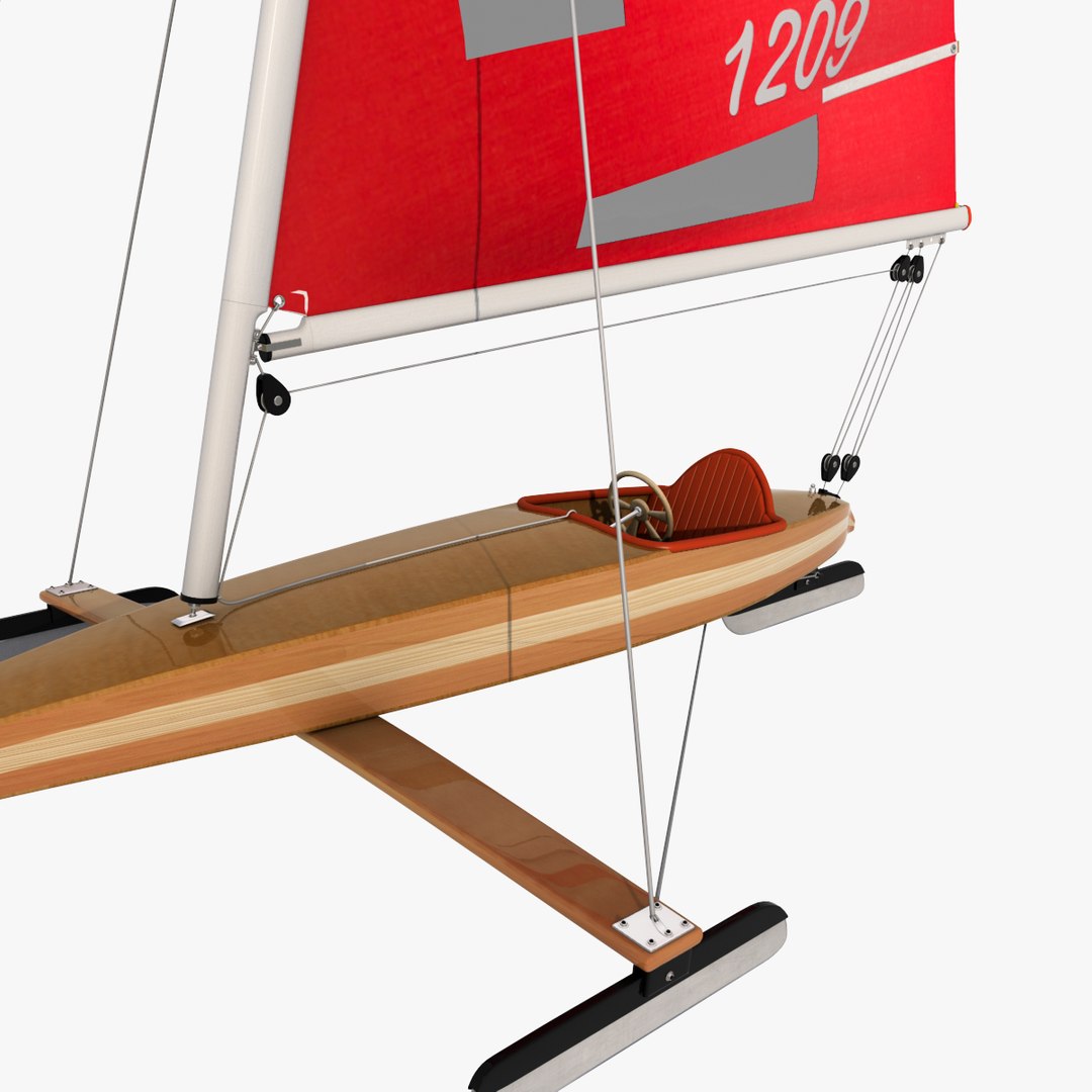 3d Iceboat Boat Sail Model