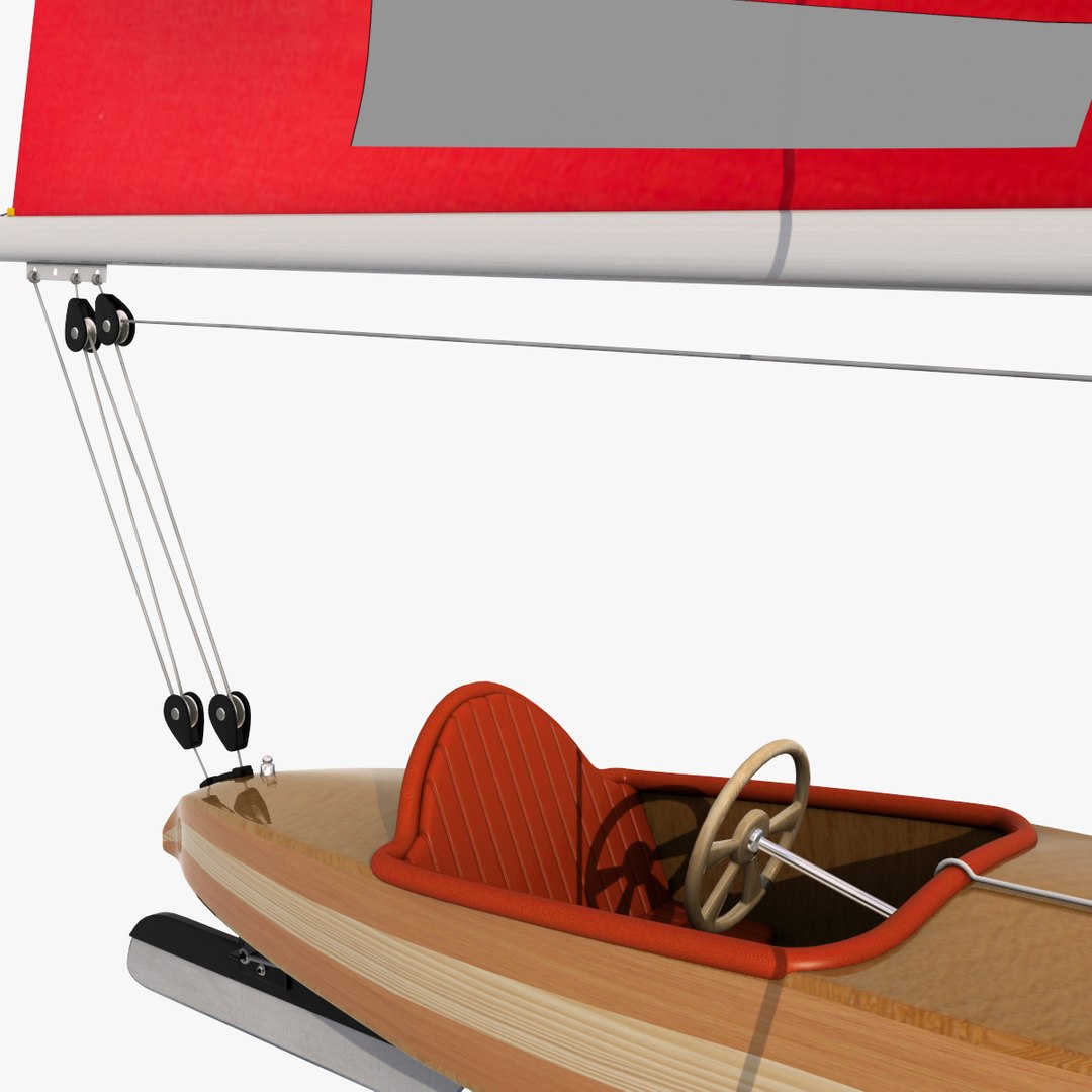 3d Iceboat Boat Sail Model