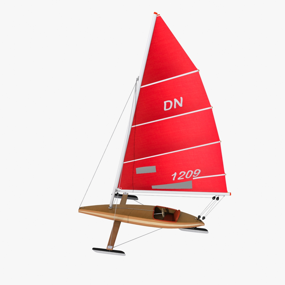 3d Iceboat Boat Sail Model