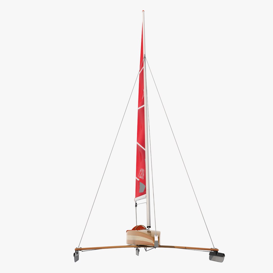 3d Iceboat Boat Sail Model