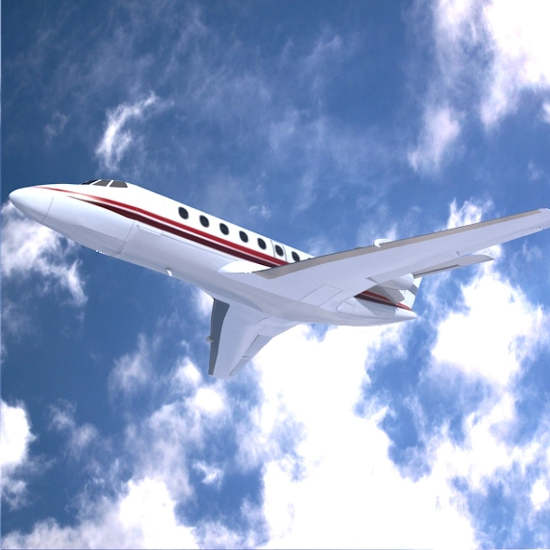 3d Model Jet Dassault Falcon