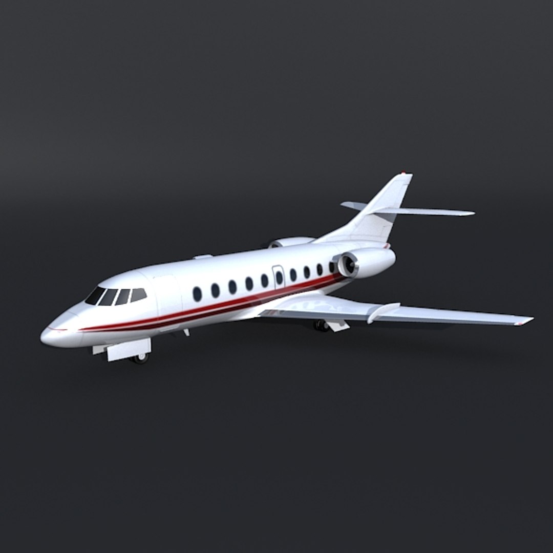 3d Model Jet Dassault Falcon