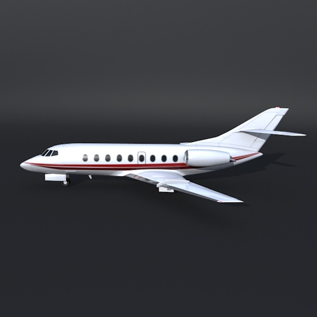 3d Model Jet Dassault Falcon