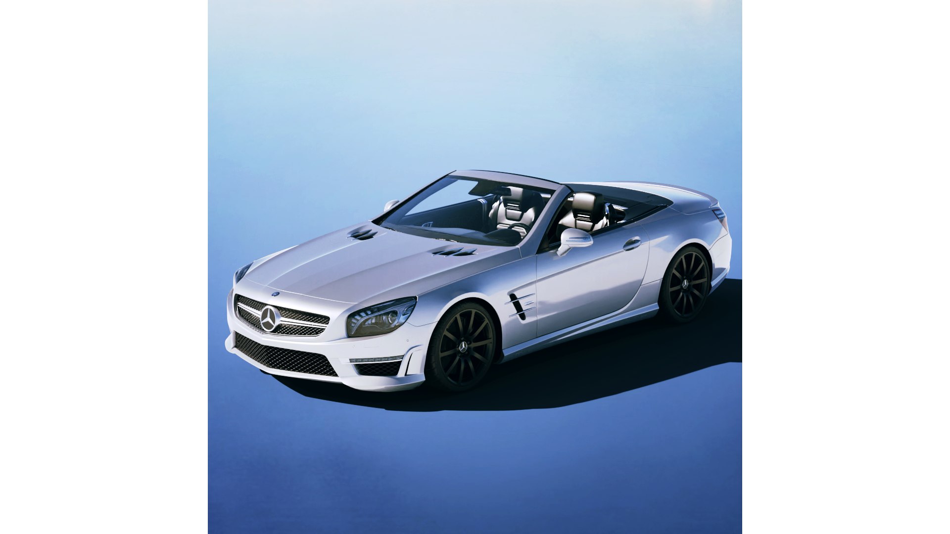 modelo 3d Mercedes Benz SL63 AMG Roadster 2013 - TurboSquid 2043416