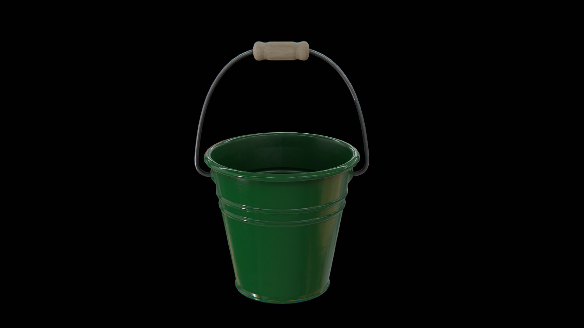 3D model bucket green - TurboSquid 1656473