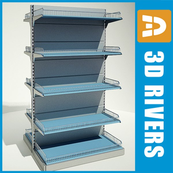 Supermarket Shelving 3D Models for Download | TurboSquid