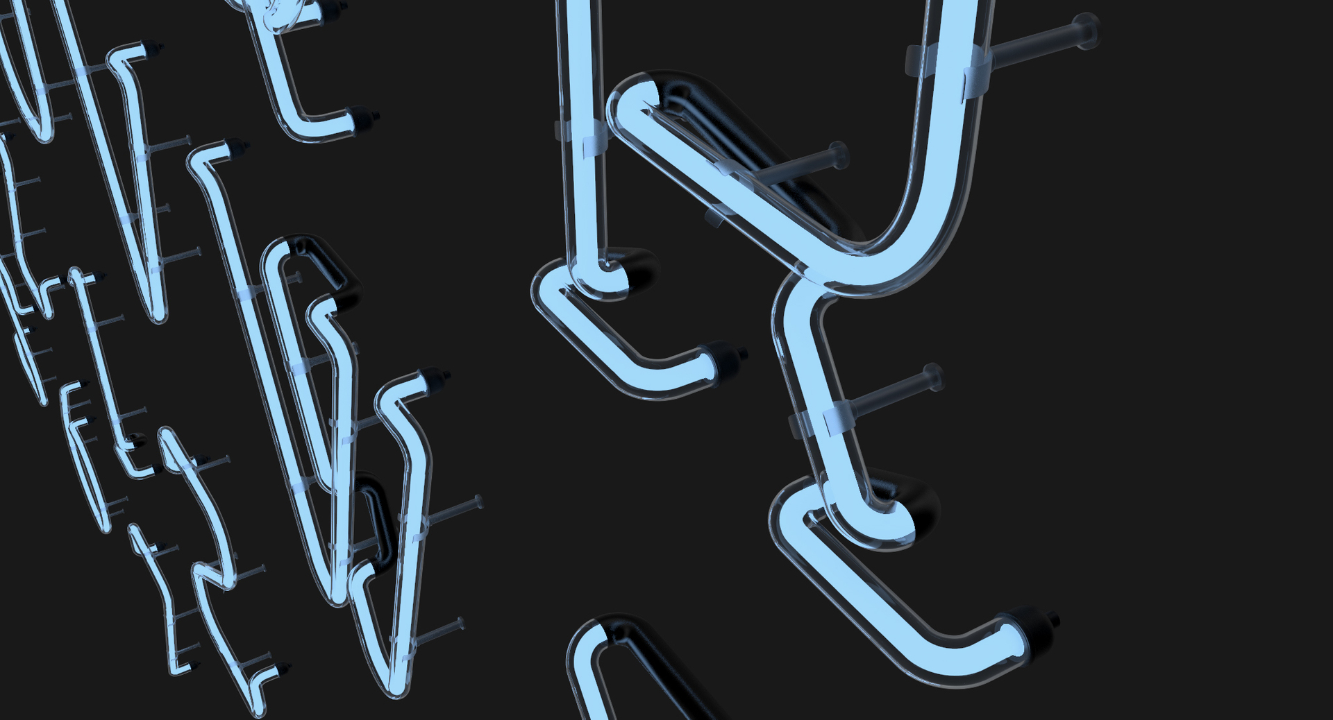 modelo 3d Letras de neón - TurboSquid 1713041