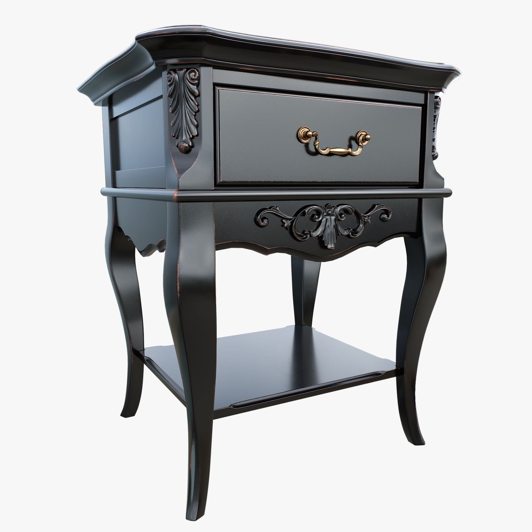 3D Bedside table with niche BelveromAletan - TurboSquid 2160403