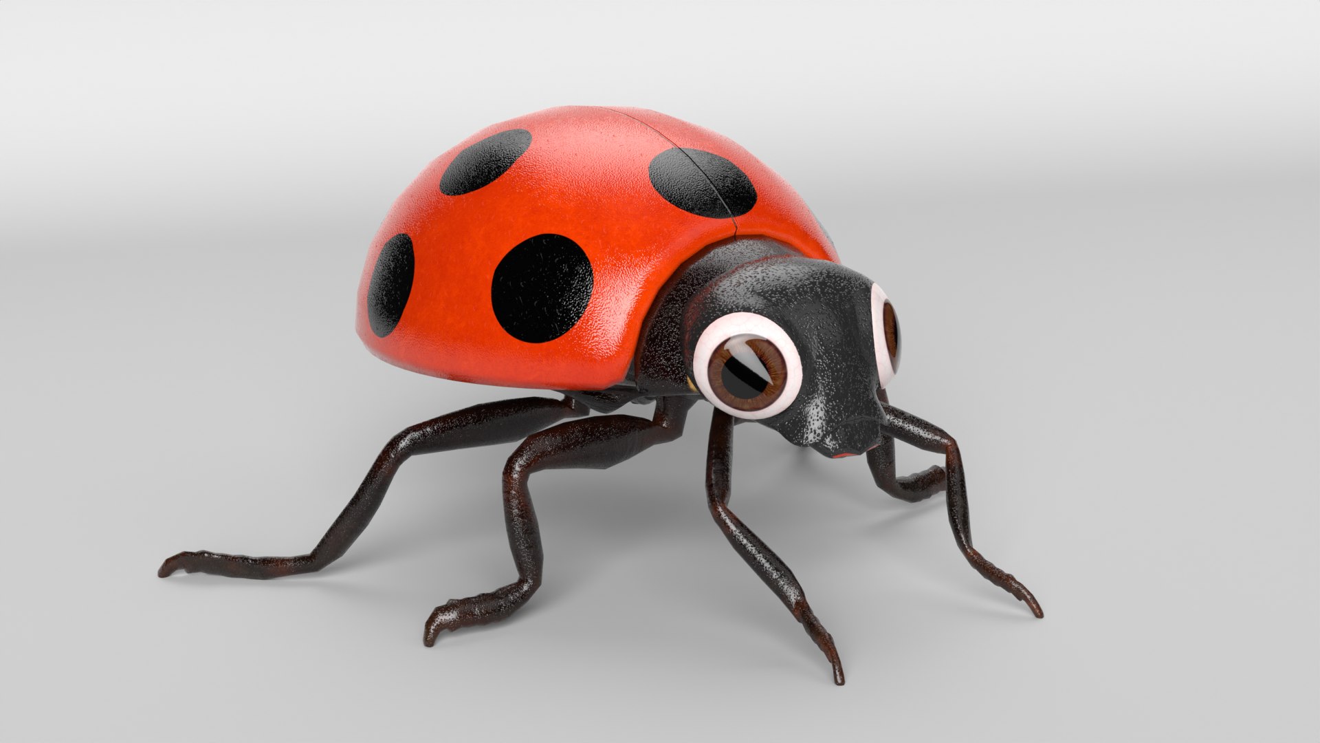 Cartoon Ladybug Model - TurboSquid 2261534