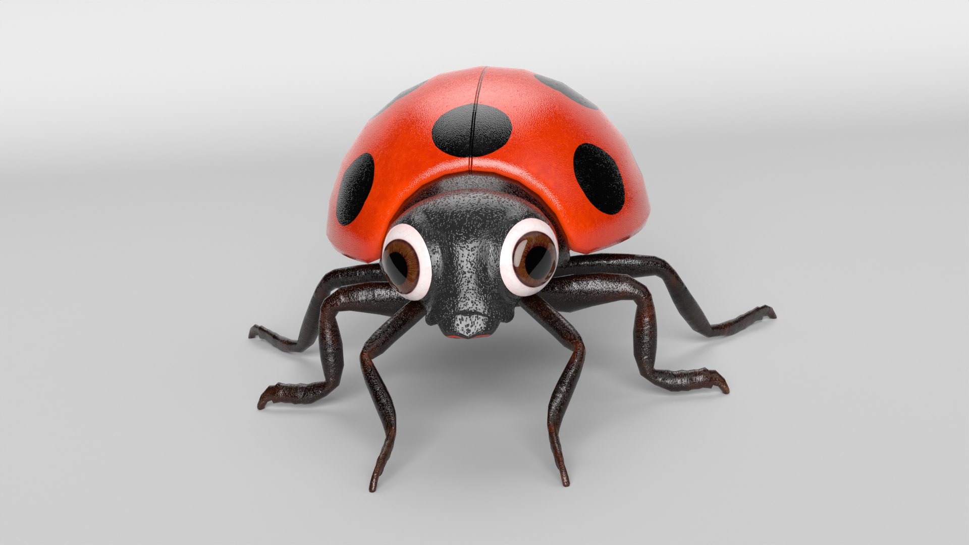 Cartoon Ladybug Model - TurboSquid 2261534