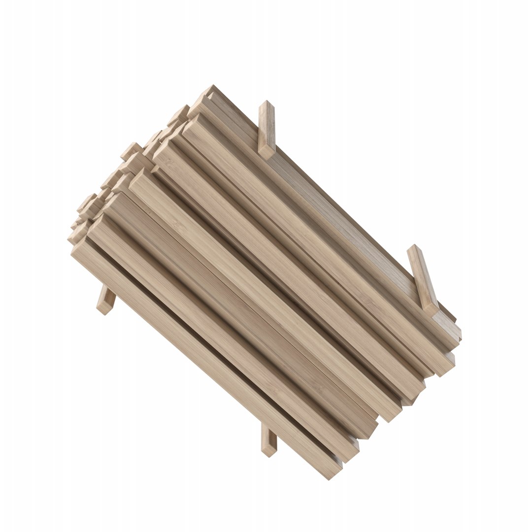 3D Wooden Beams - TurboSquid 2016363
