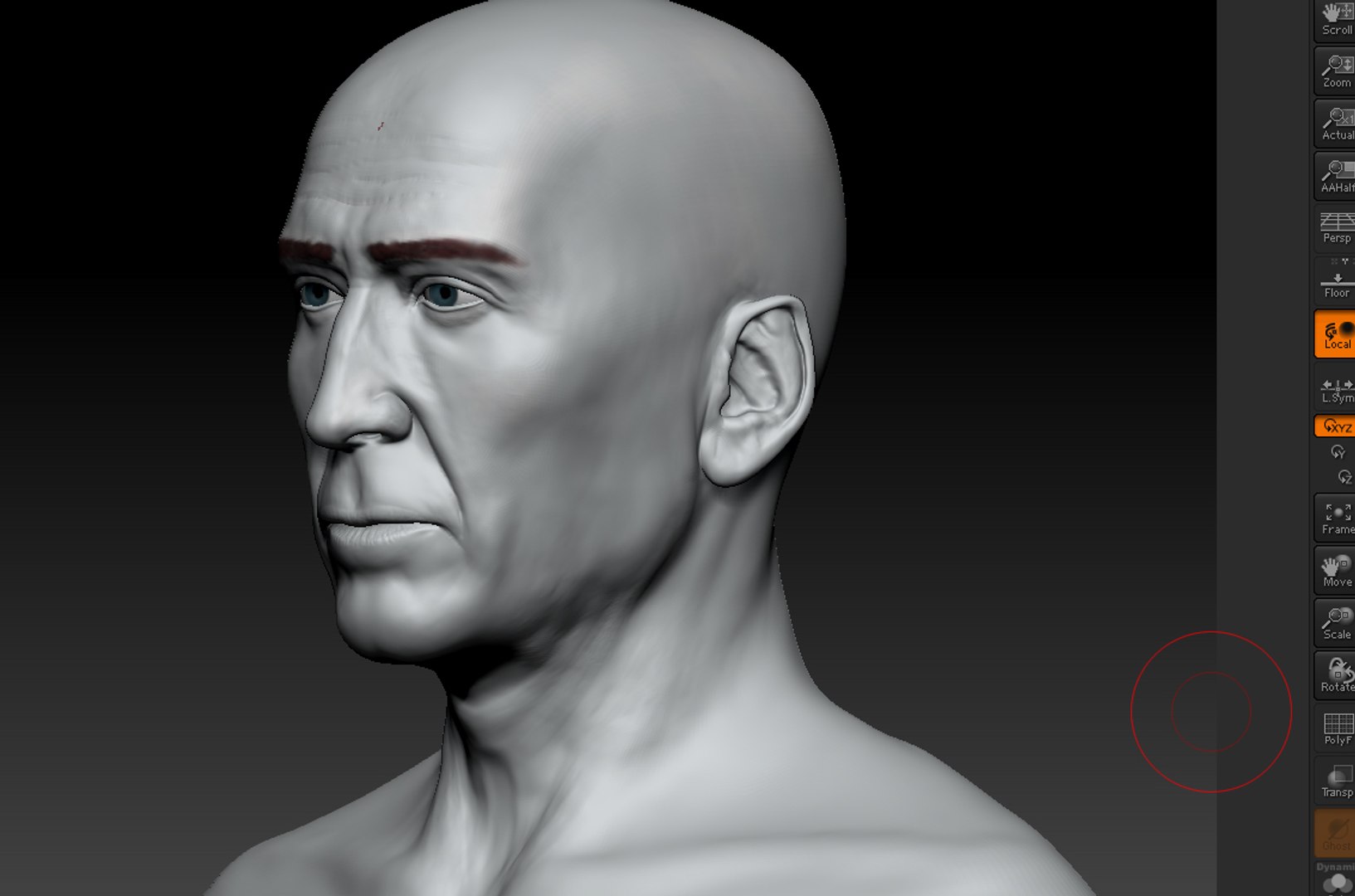 Cage Face 3d Model