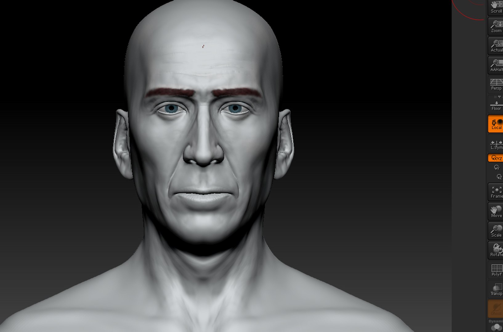 Cage Face 3d Model