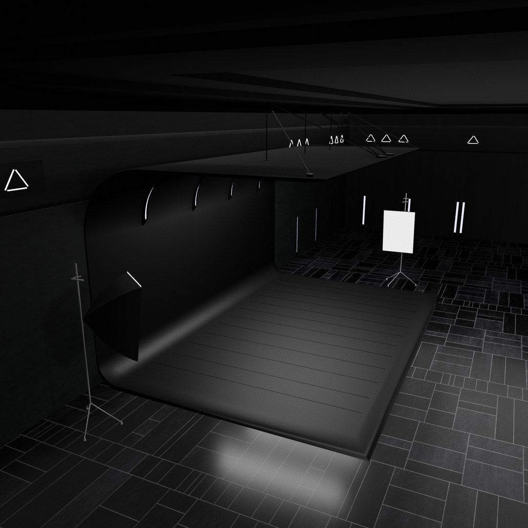 CAR STUDIO Sci-Fi Interior SCENE Futuristic 3D Model - TurboSquid 2030060