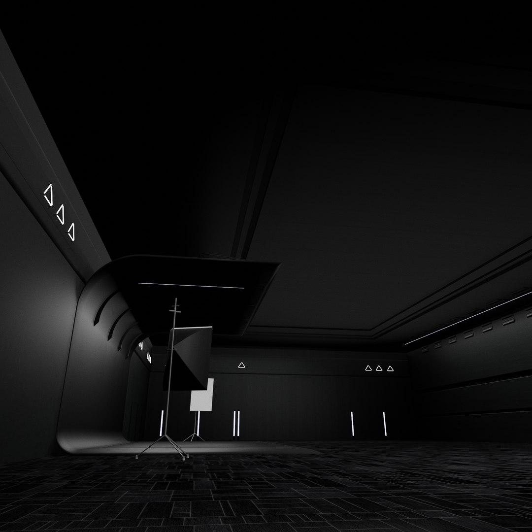 CAR STUDIO Sci-Fi Interior SCENE Futuristic 3D Model - TurboSquid 2030060