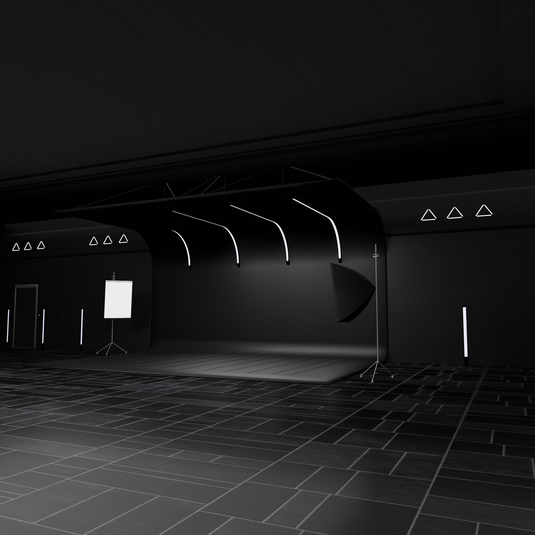 CAR STUDIO Sci-Fi Interior SCENE Futuristic 3D Model - TurboSquid 2030060