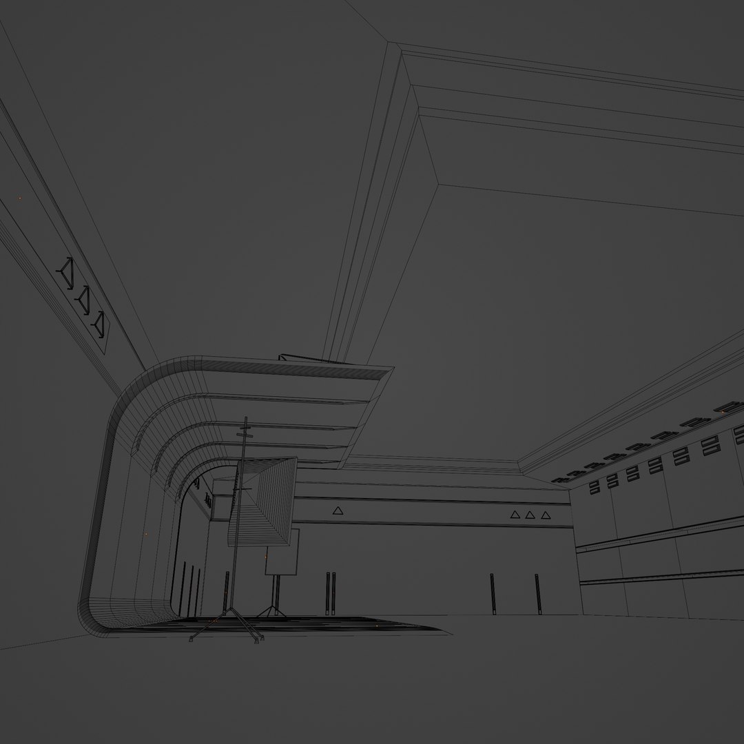 CAR STUDIO Sci-Fi Interior SCENE Futuristic 3D Model - TurboSquid 2030060