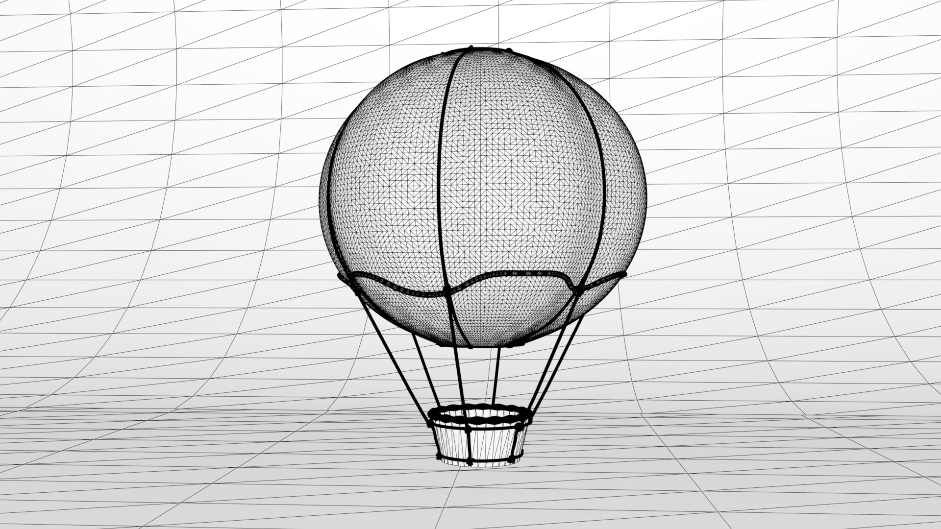 3D Hot Air Balloon Cartoons Model - TurboSquid 1348050