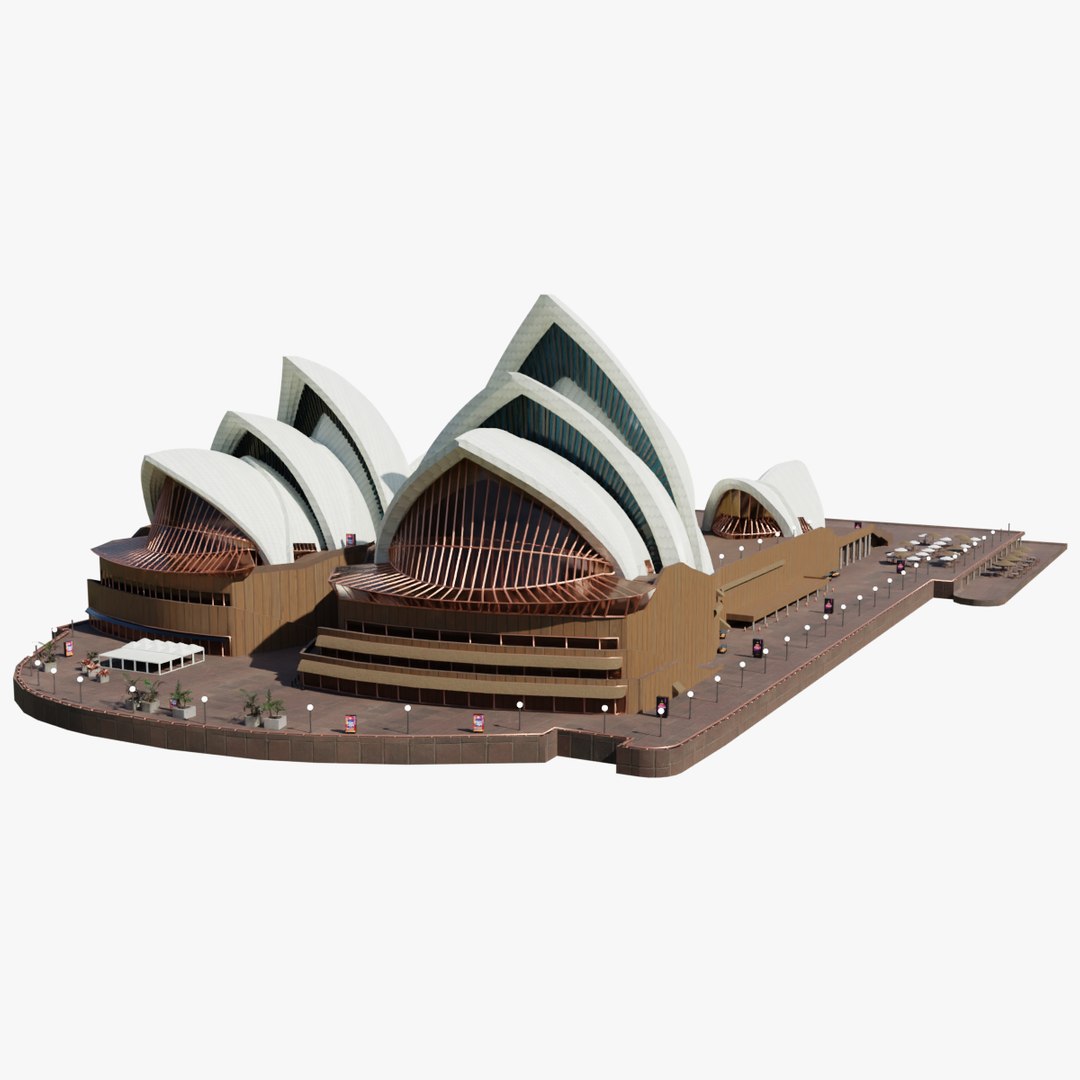 Sydney Opera House model - TurboSquid 2099384