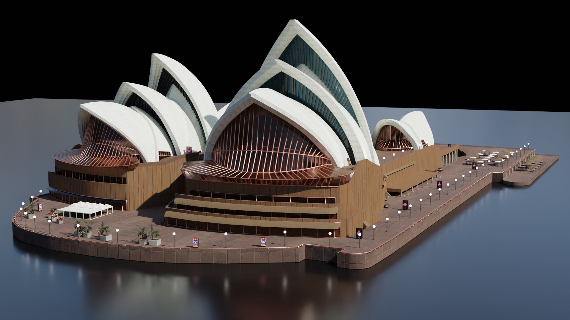 Sydney Opera House Model - TurboSquid 2099384