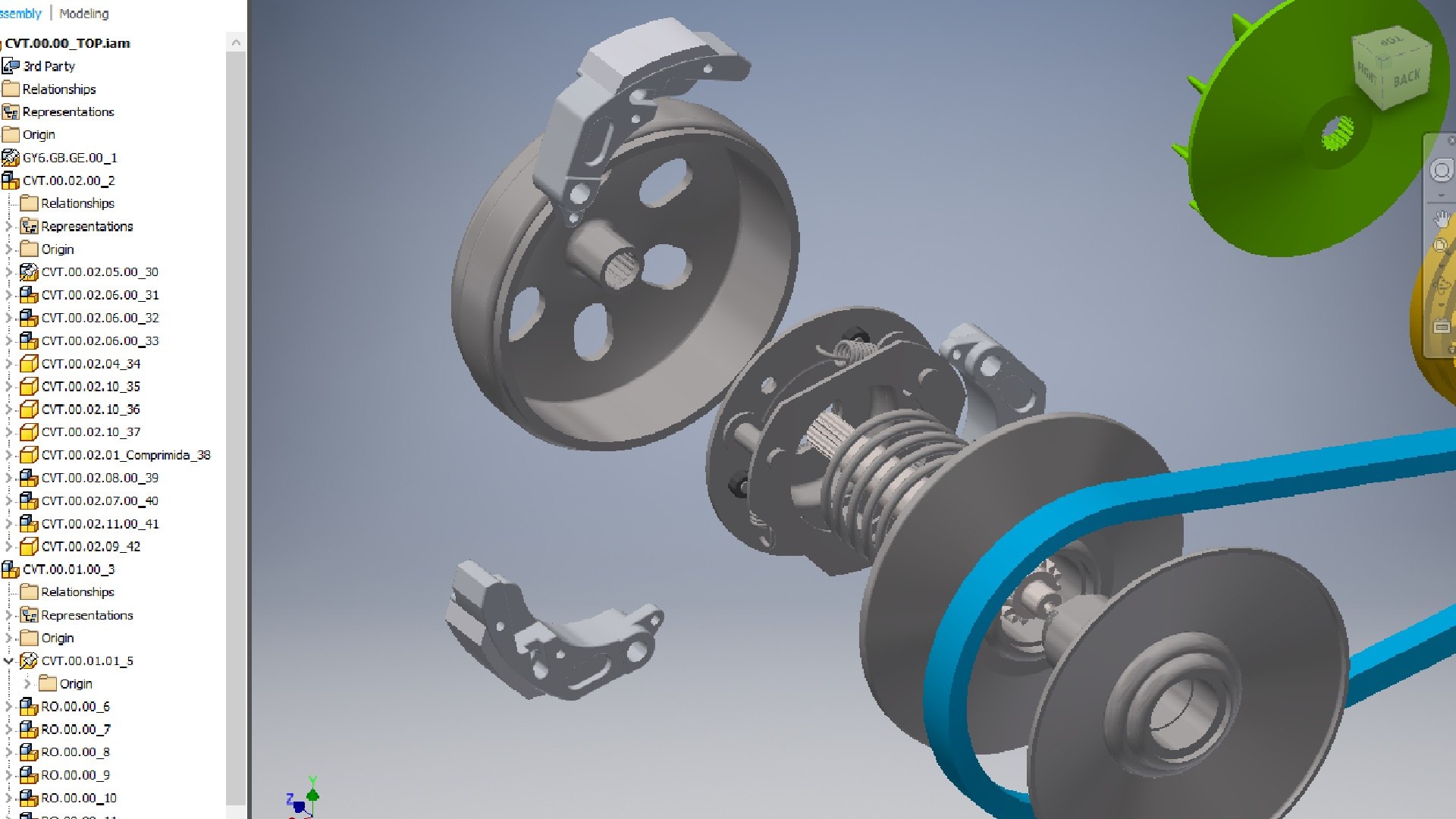 3D Cvt-gy6-150cc-Motorcycle Model - TurboSquid 1807753