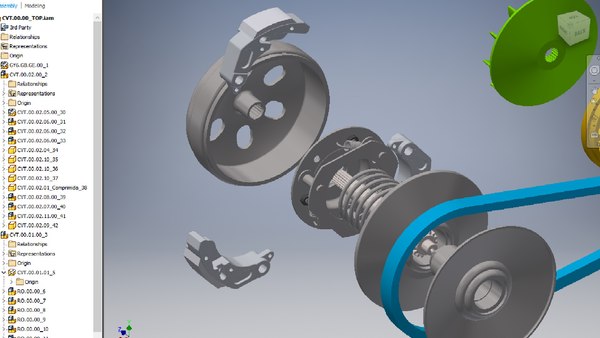 3D cvt-gy6-150cc-Motorcycle model - TurboSquid 1807753