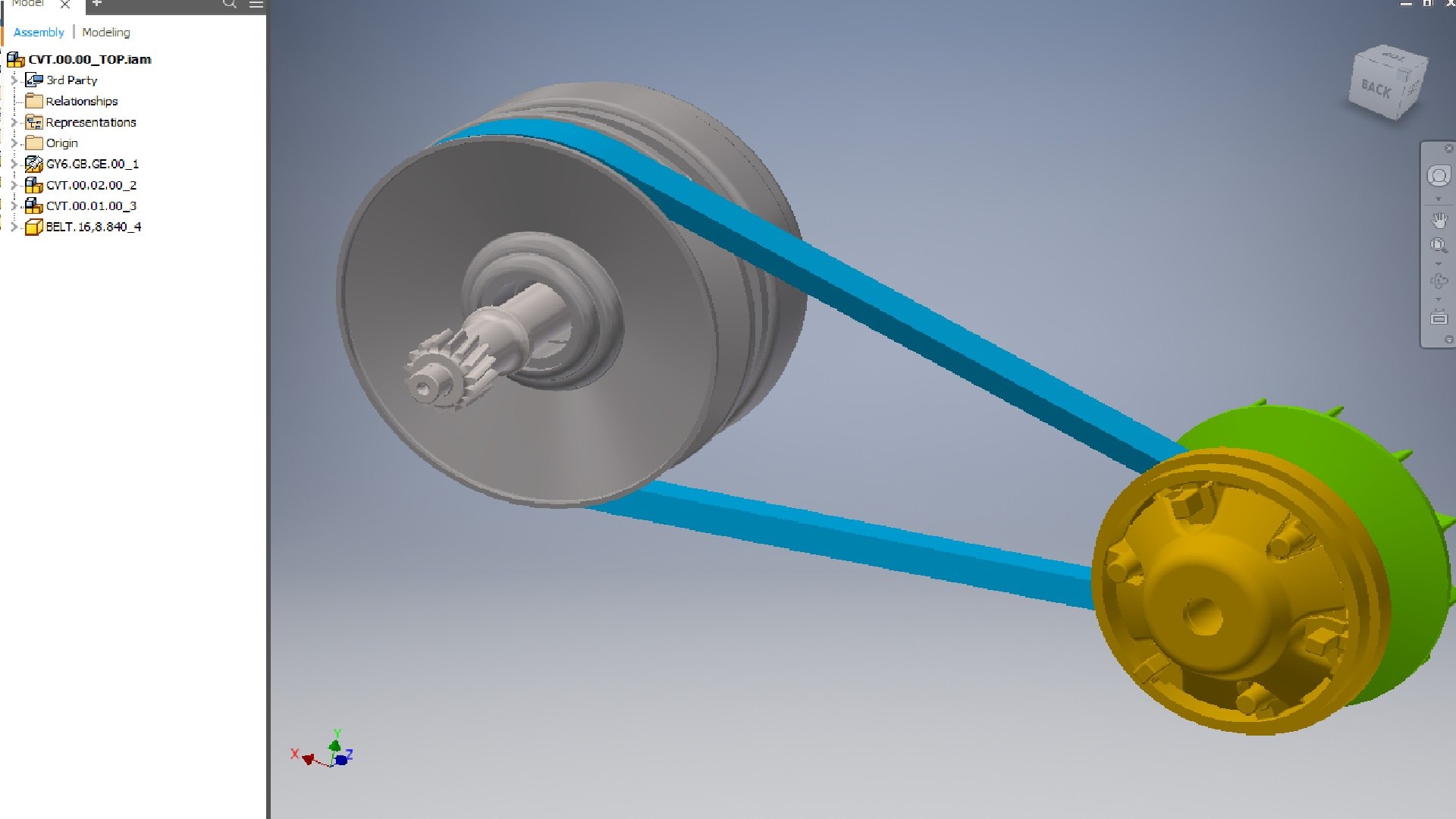 3D Cvt-gy6-150cc-Motorcycle Model - TurboSquid 1807753
