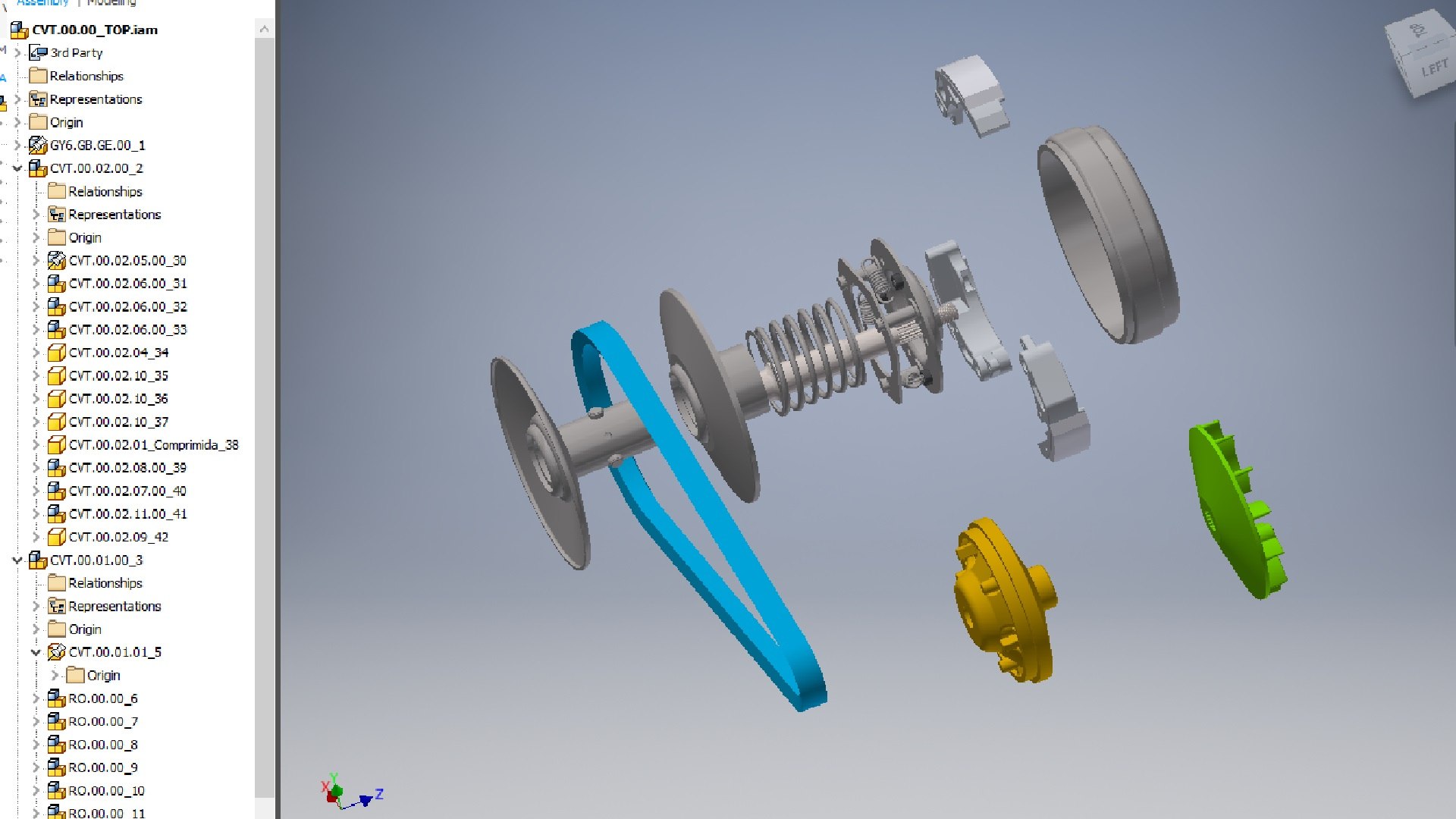 3D Cvt-gy6-150cc-Motorcycle Model - TurboSquid 1807753