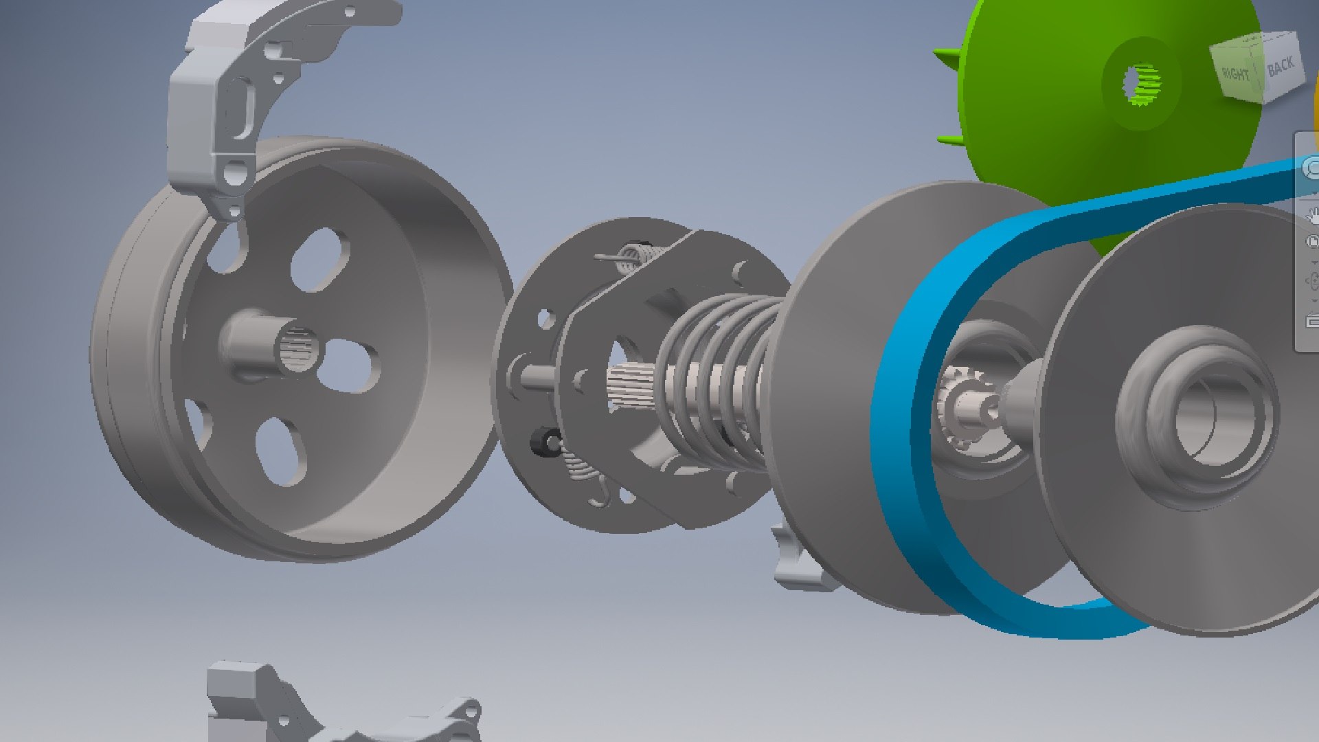 3D Cvt-gy6-150cc-Motorcycle Model - TurboSquid 1807753