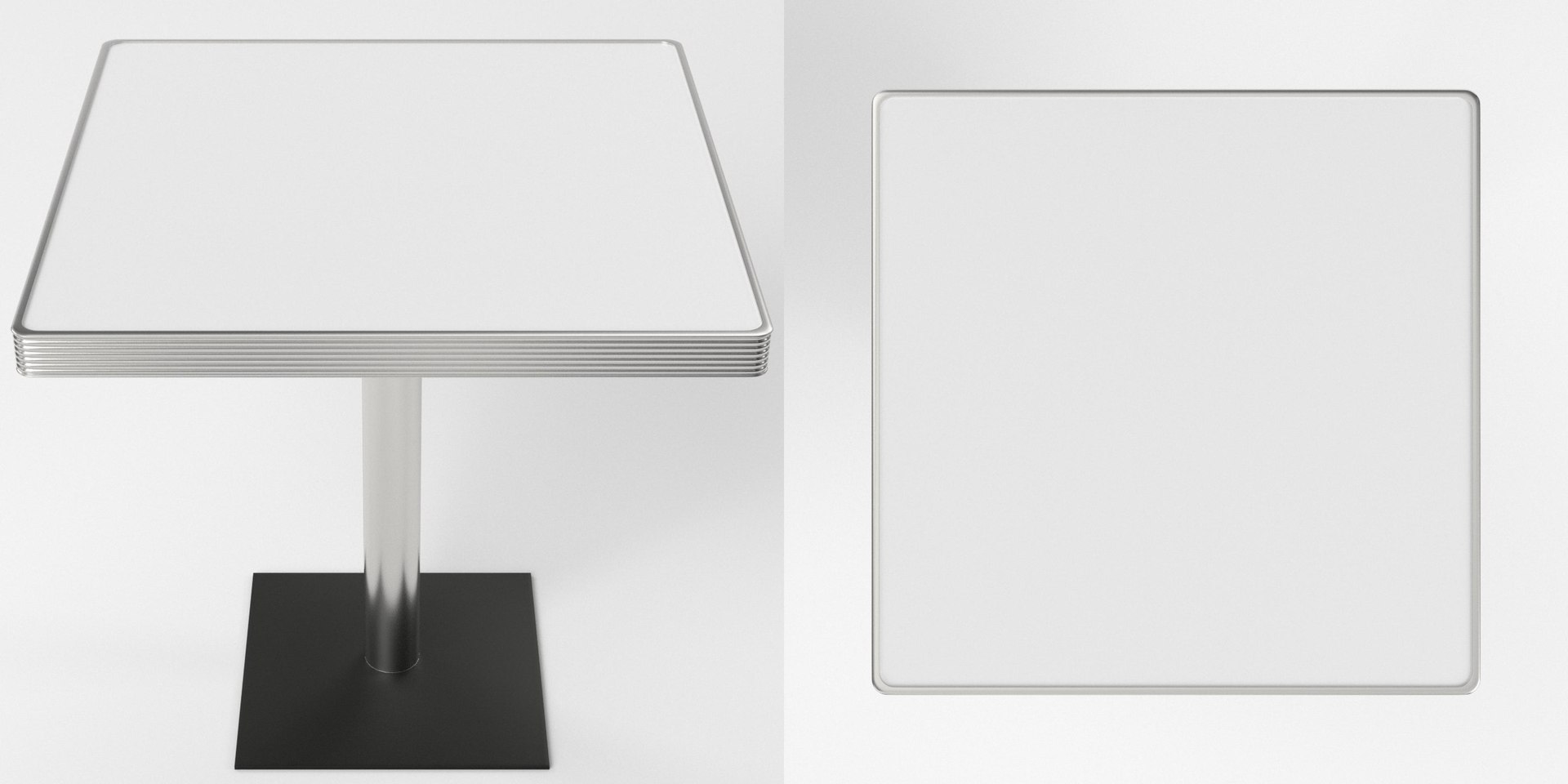 3D Diner Booth Table 1 - TurboSquid 1940071