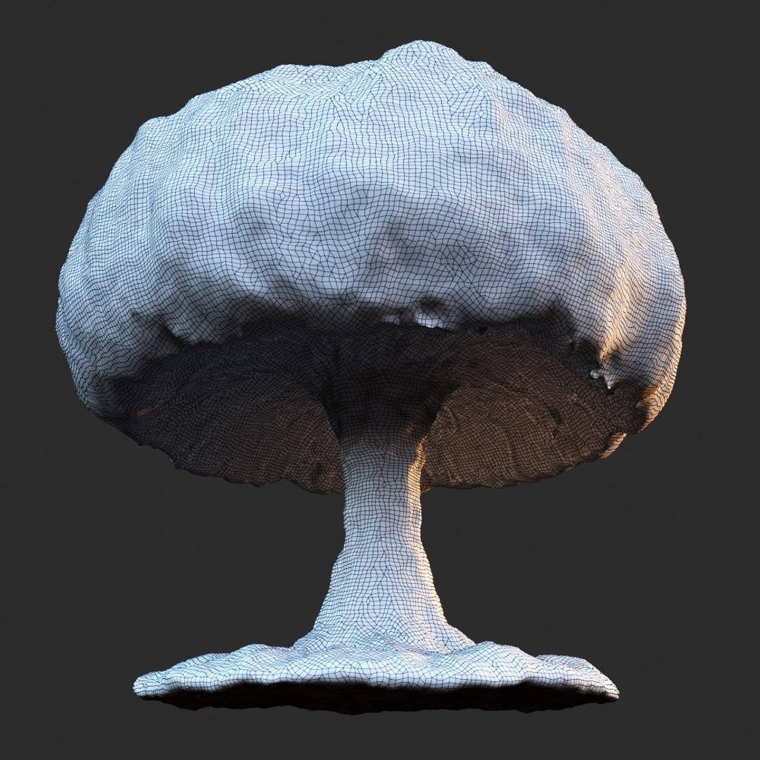 3D model nuclear explosion - TurboSquid 1310503