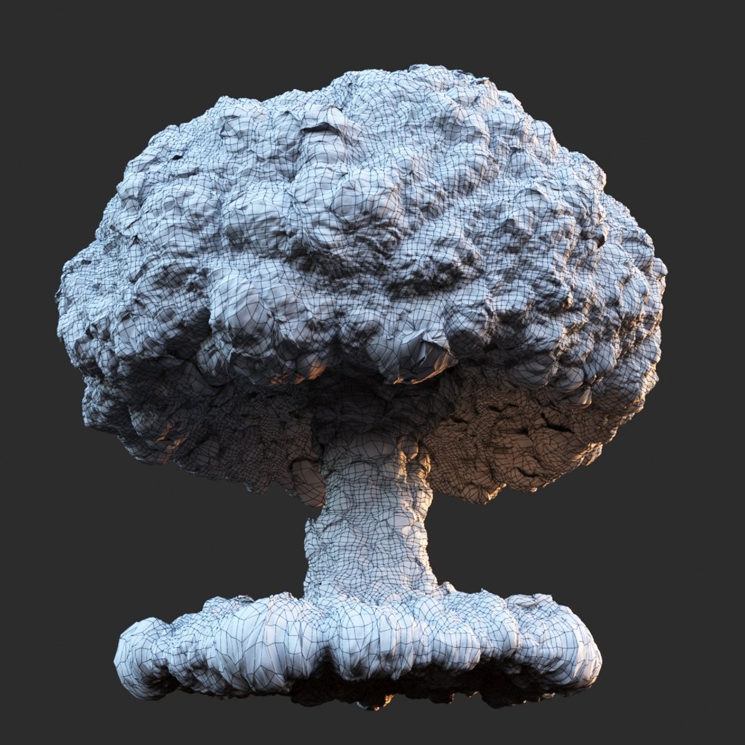 3D model nuclear explosion - TurboSquid 1310503