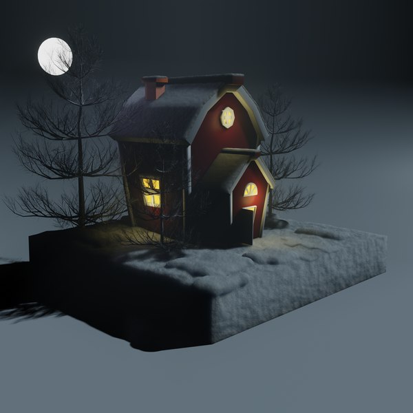Haunted house model - TurboSquid 1352363