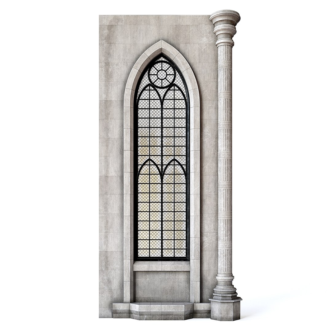 Throne Room Window Wall 3D Model - TurboSquid 2179908