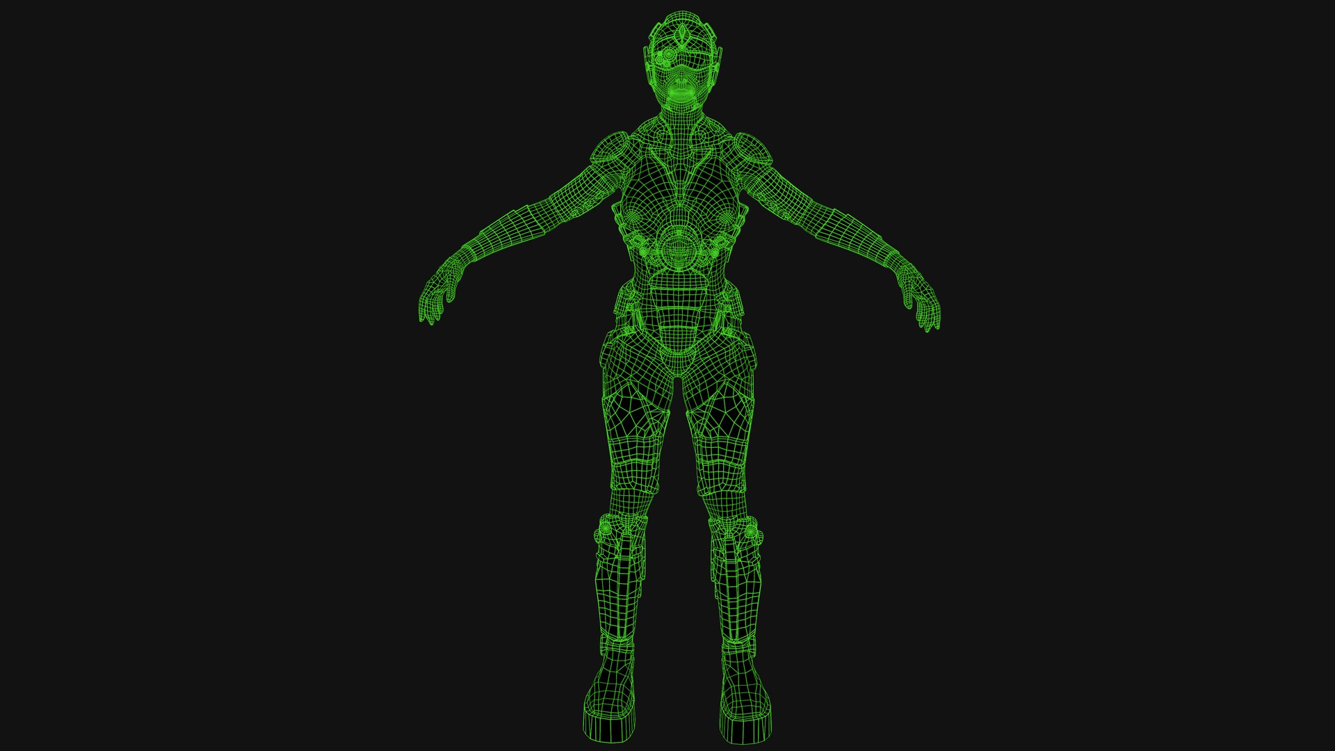 3D Sci Fi Ranger Black Colour Model - TurboSquid 1715529