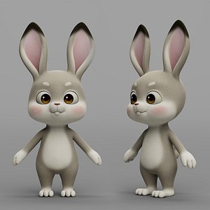3D Cartoon Rabbit Models - Browse & Download Formats - TurboSquid