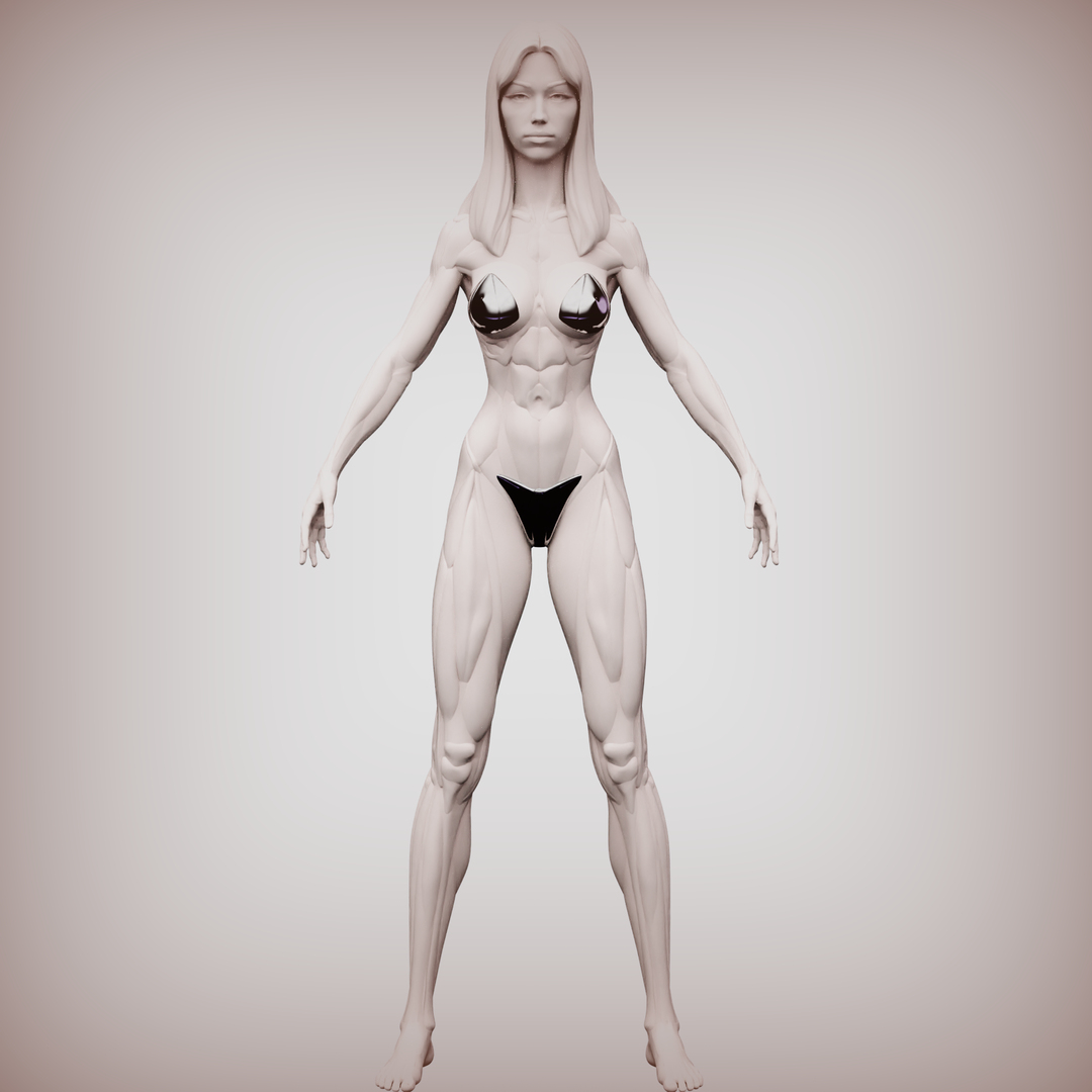 3D Woman Anatomy Constructor Model - TurboSquid 2286244