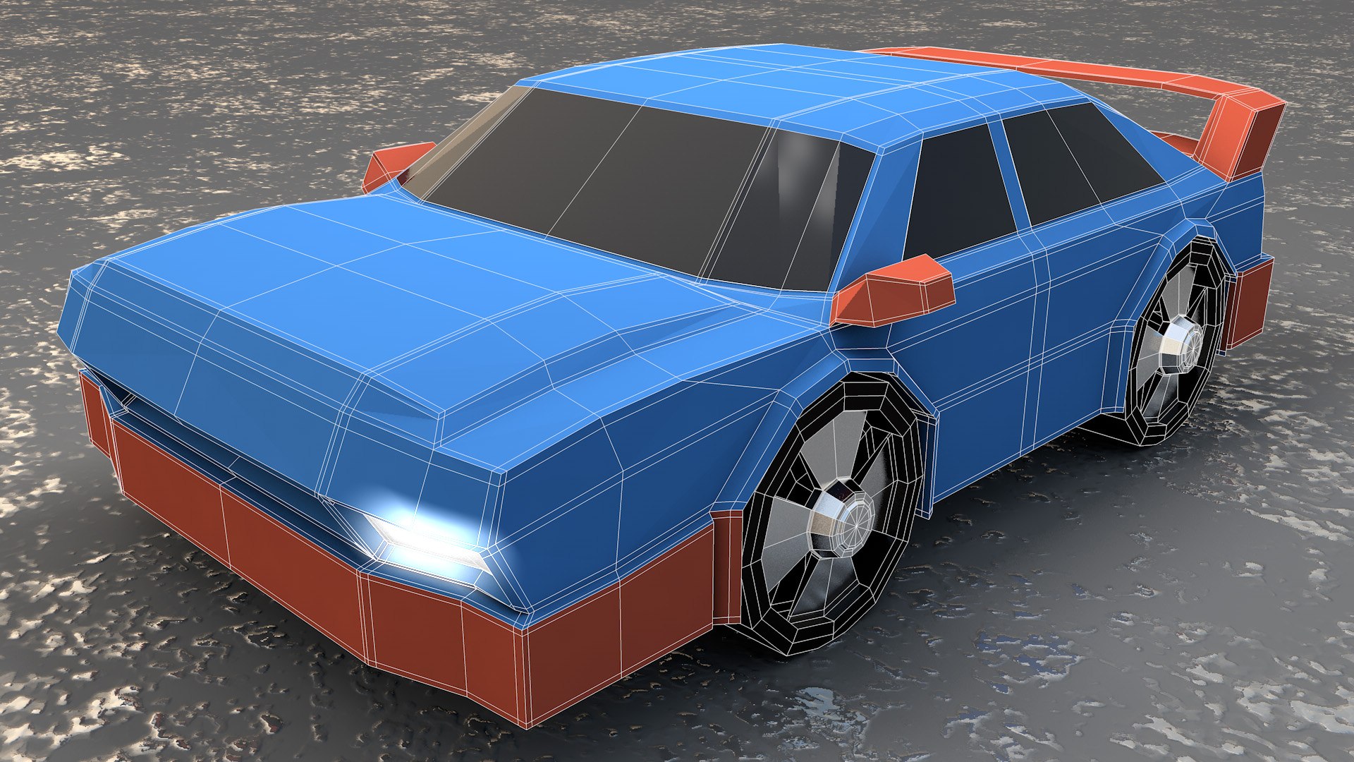 3D Low Poly Car model - TurboSquid 1758306