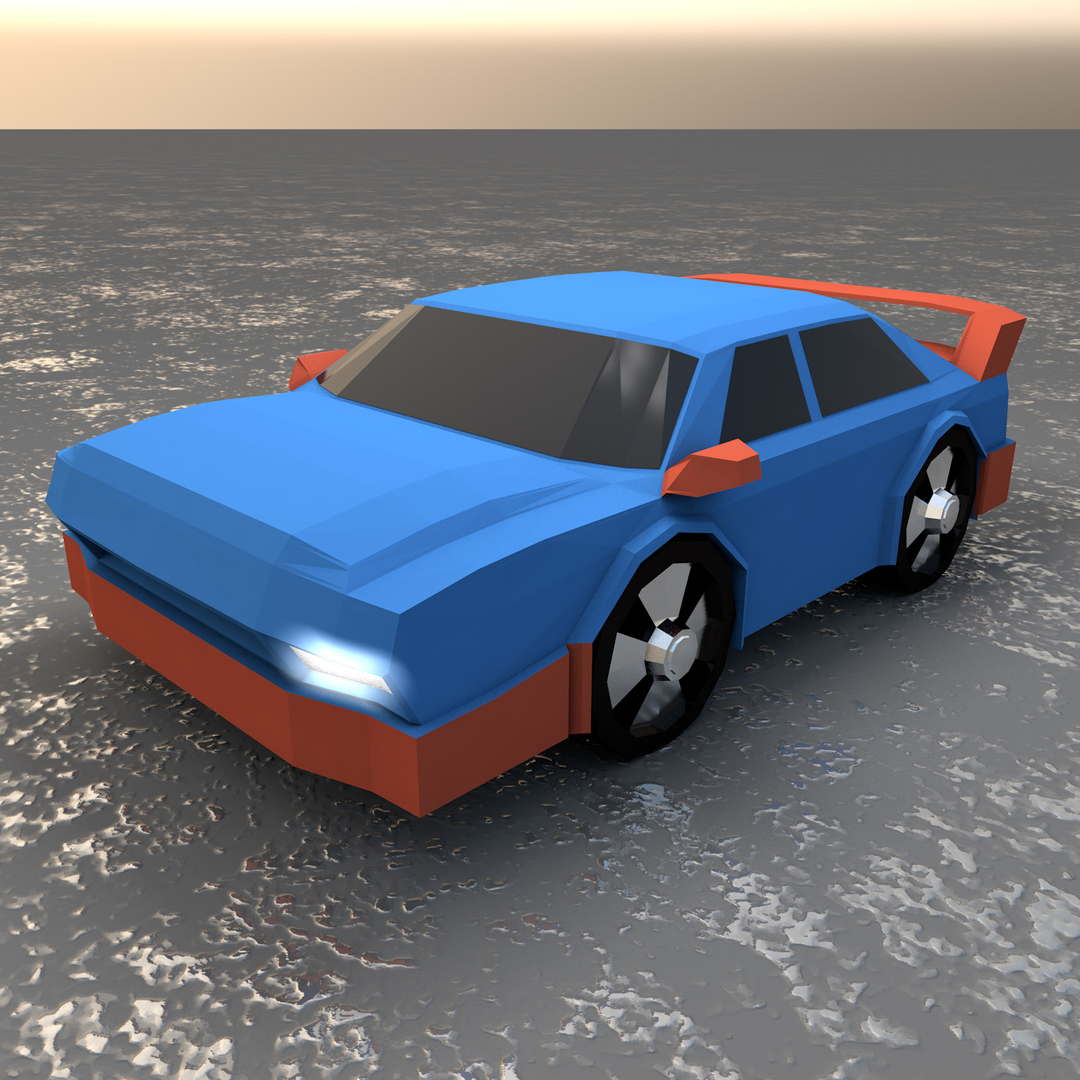 3D Low Poly Car model - TurboSquid 1758306