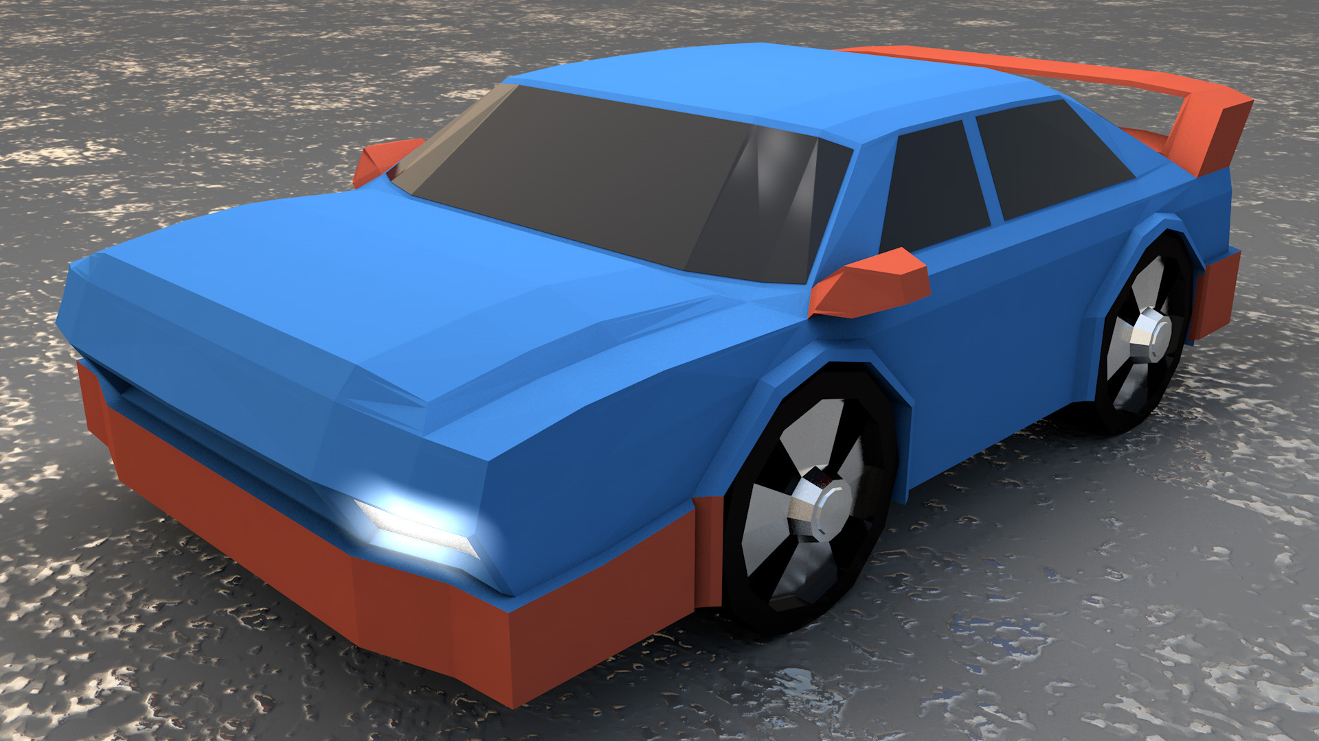 modèle 3D de Voiture Low Poly - TurboSquid 1758306