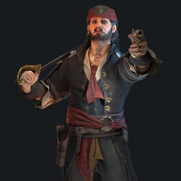 Free 3D Pirate Models | TurboSquid