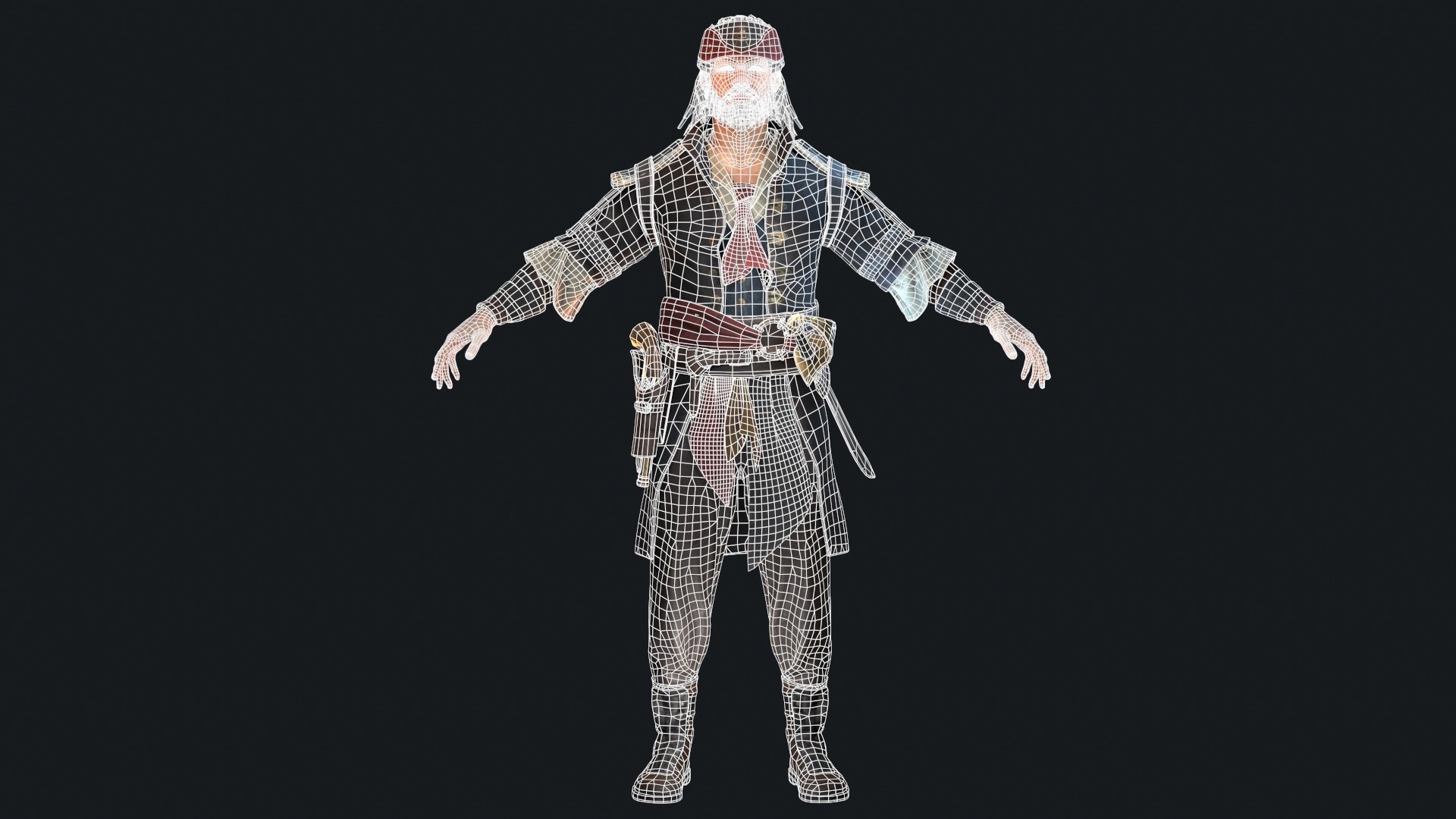 Pirate Captain 3D model - TurboSquid 2090019